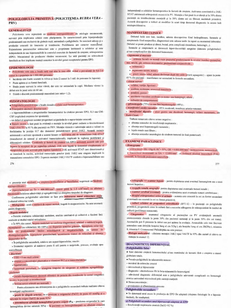 Poliglobulia Primitiva | PDF