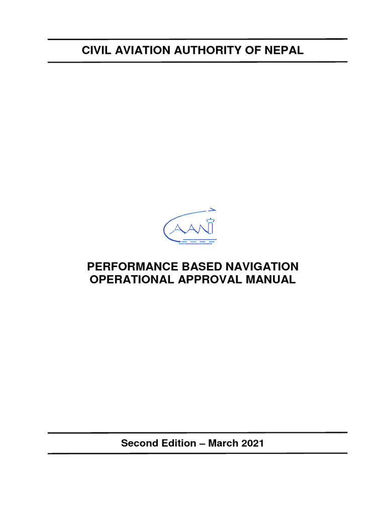 PBN Operational Approval Manual | PDF | Navigation | Transport