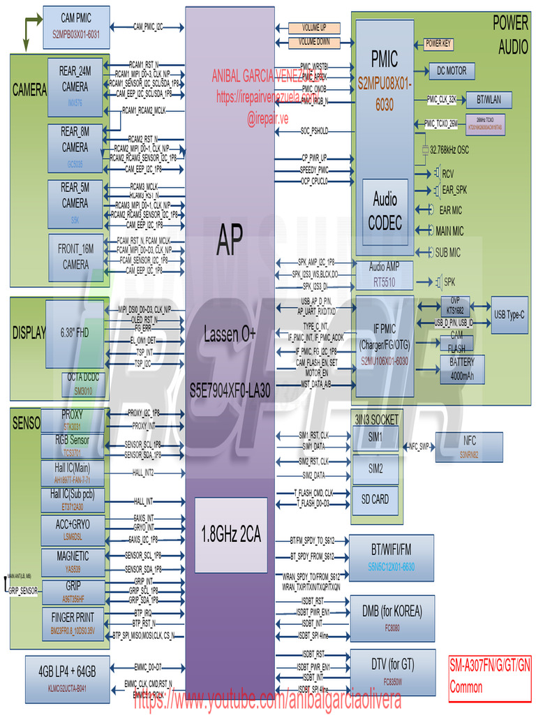 SM-A307F Manual de Servicio Anibal Garcia Irepair | PDF | Computer Engineering | Digital Technology