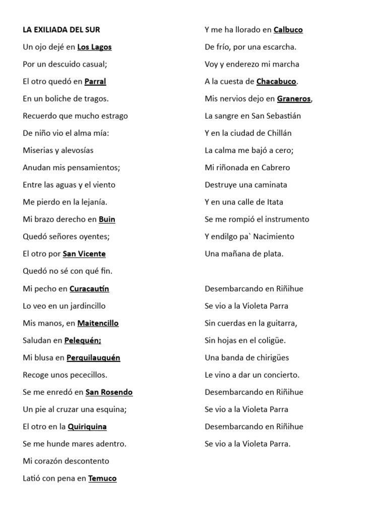 La Exiliada del Sur: Violeta Parra | PDF | Cocina, comidas y vino | Arte