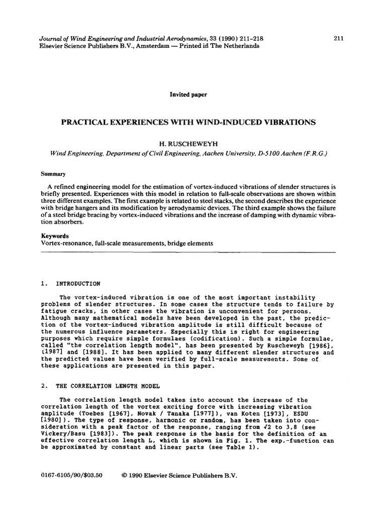 Ruscheweyh 1990 | PDF | Engineering | Resonance