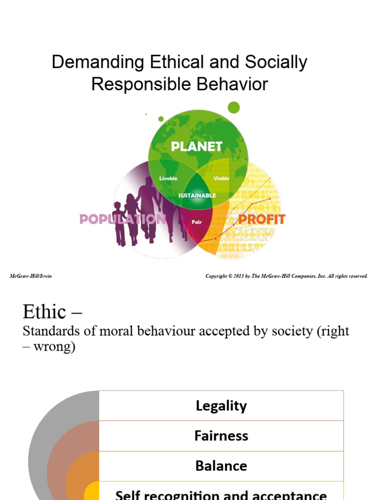 Demonstrating Ethical Behavior and Social Responsibility | PDF ...