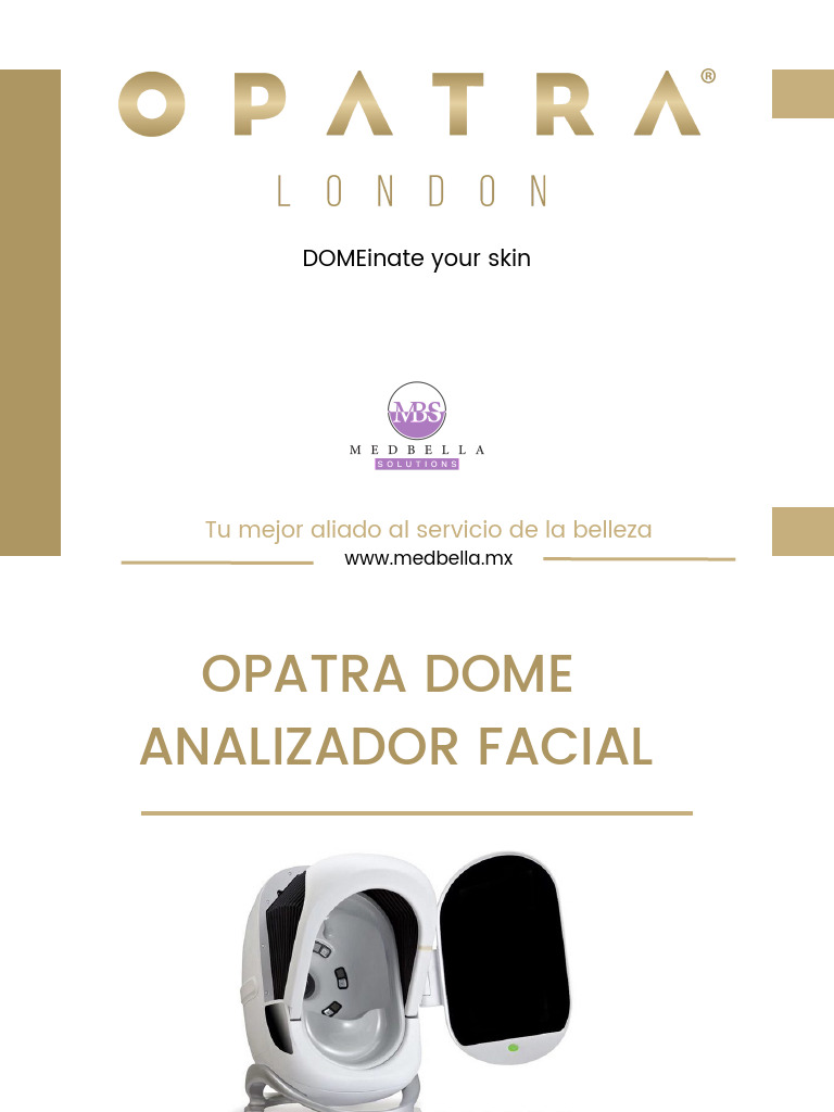 Analizador Facial Opatra DOME: Innovación en Belleza | PDF | Color | Ultravioleta