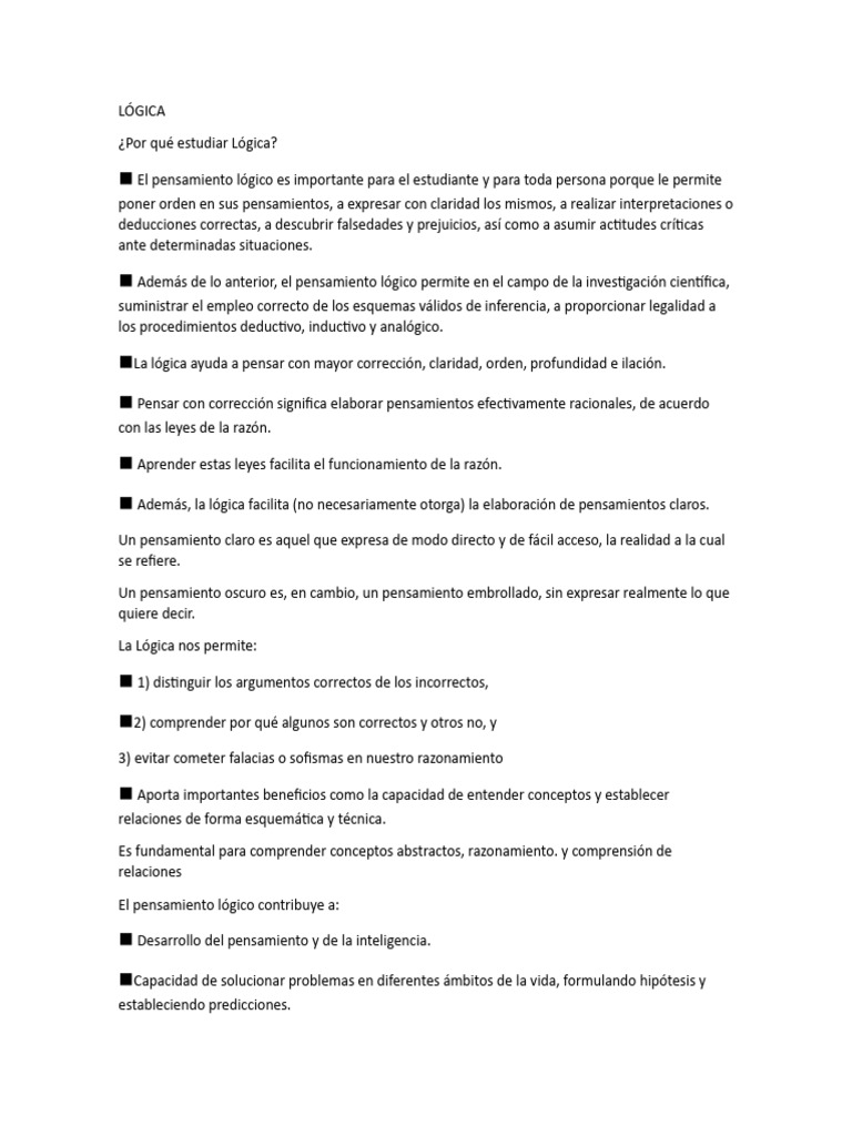 Apuntes - 1ra Unidad | PDF | Pensamiento | Razón