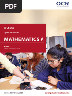 Edexcel A Level Mathematics Topic Checklist | PDF | Trigonometric ...