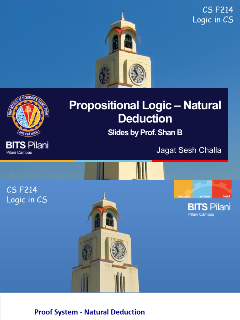 Prop Logic - Natural Deduction | PDF | Deductive Reasoning | Logic