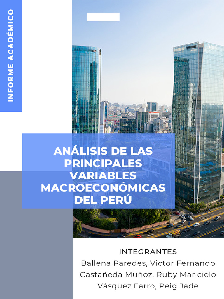 Análisis de Las Principales Variables Macroeconómicas Del Perú | PDF ...