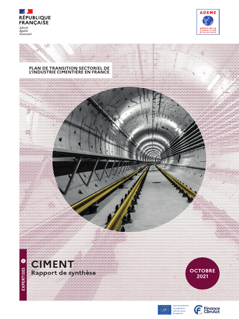 Ademe Plan Transition Sectoriel Ciment | PDF | Décarbonation | Ciment