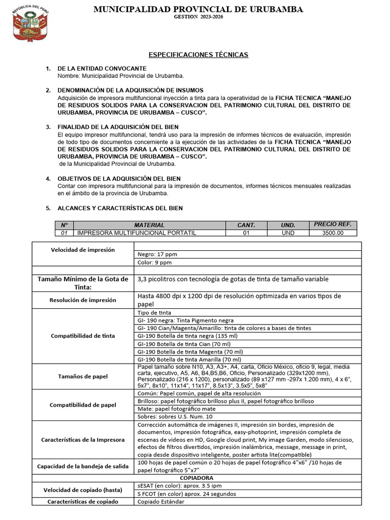 TDR Coomputadora Impresora | PDF | Escáner de imagen | Impresora (Computación)