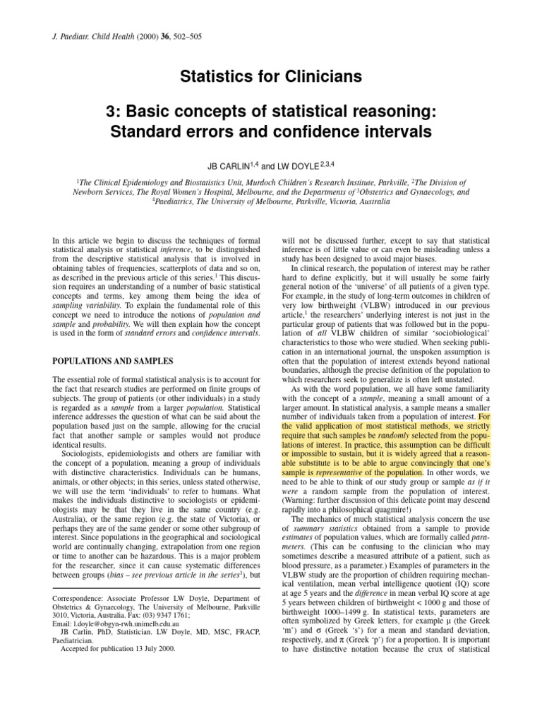Statistical Reasoning | Download Free PDF | Statistics | Sampling ...