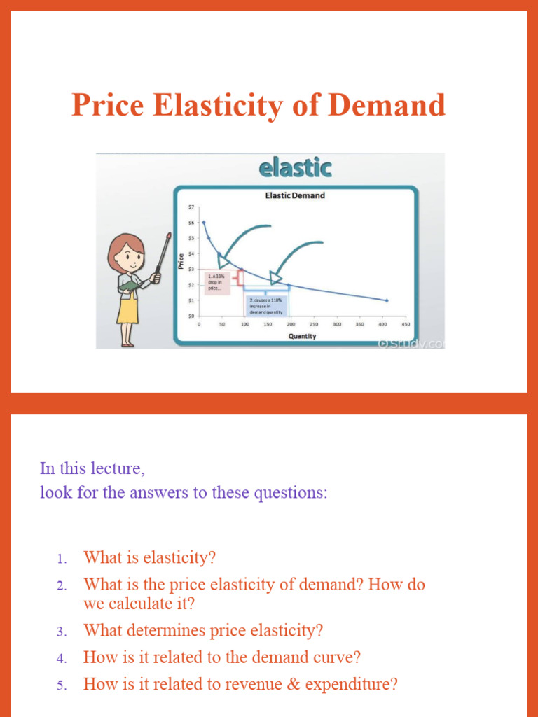 Understanding Price Elasticity of Demand | PDF | Demand | Price ...
