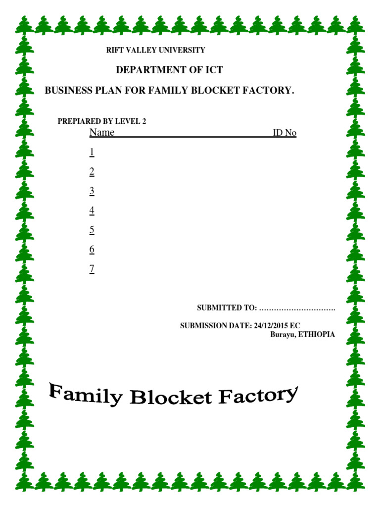 Blocket Factory Business Plan | PDF | Depreciation | Income