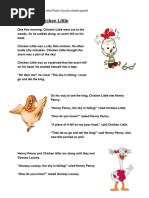 Chicken Licken Story Book | PDF