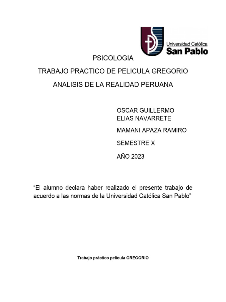 Gregorio | PDF
