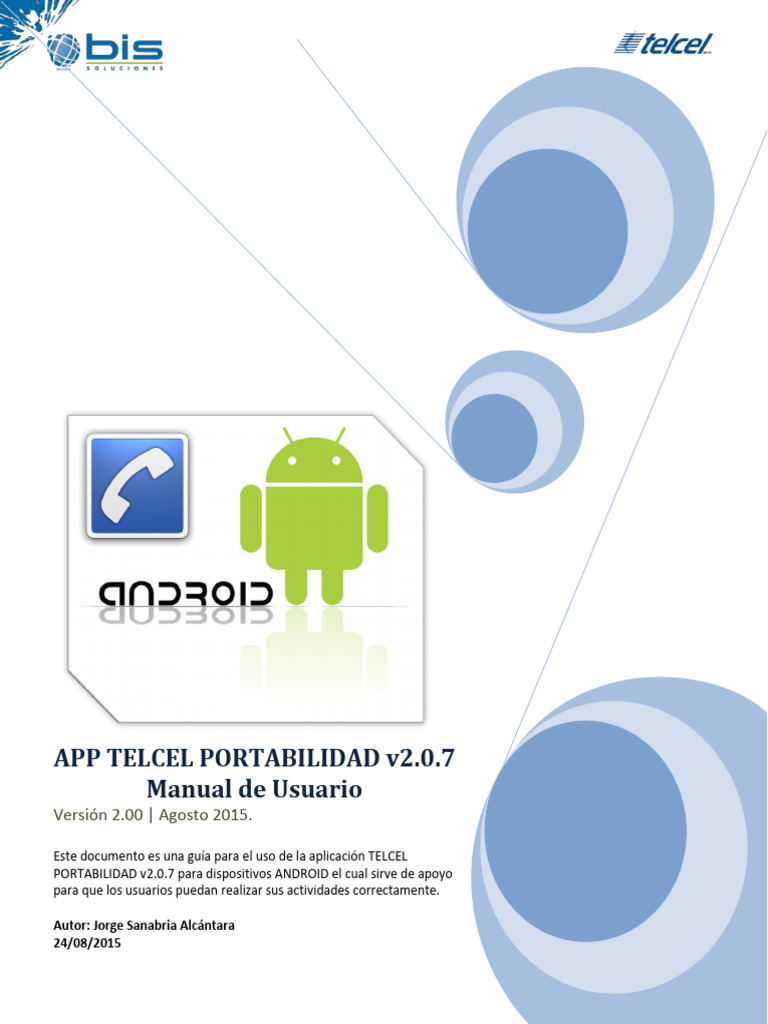 Guía de la App Telcel Portabilidad | PDF | Software de la aplicacion ...