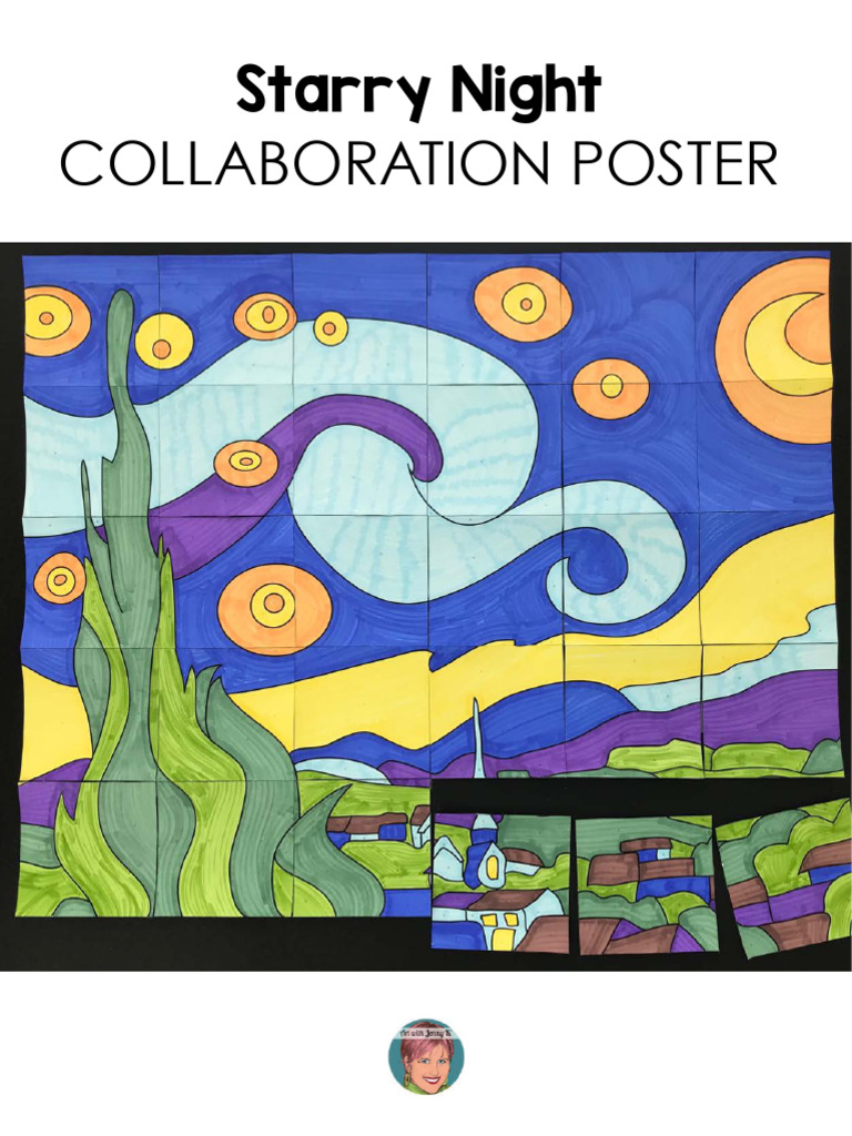 Collaboration Poster: Starry Night | PDF | Copyright | Color