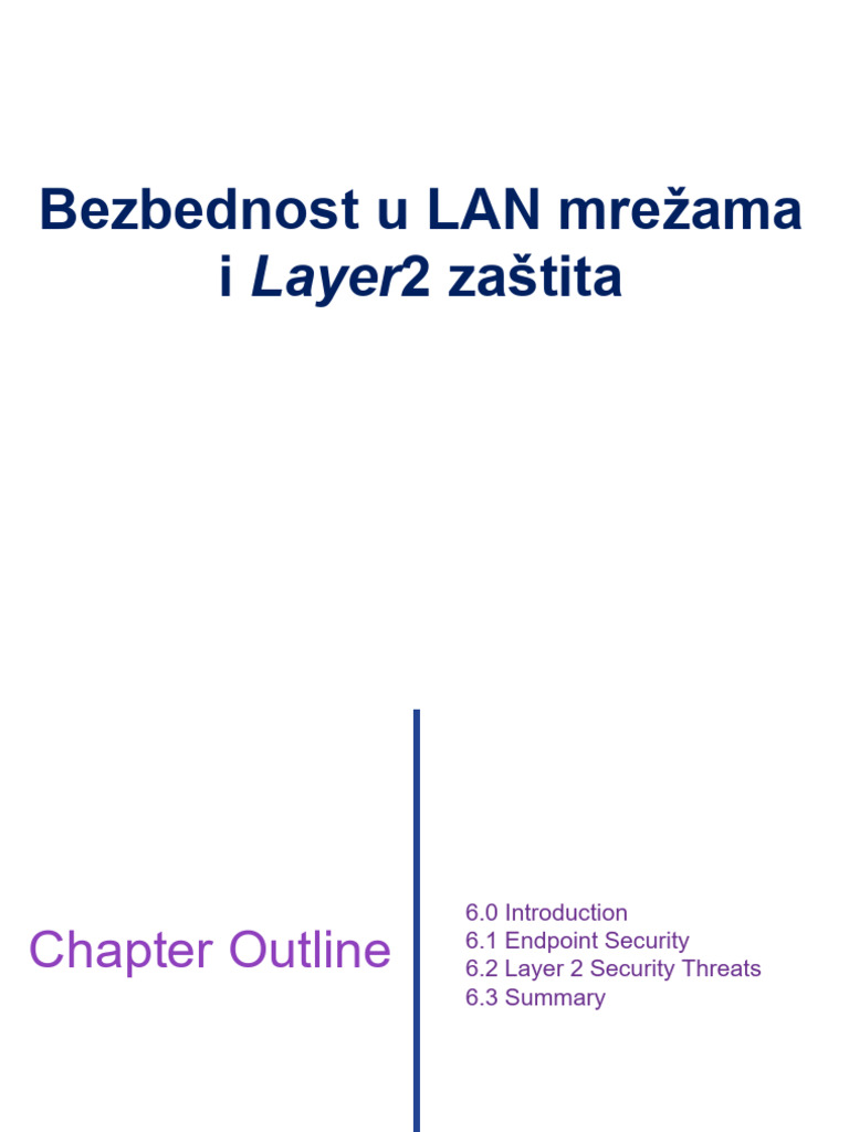 5 - Layer 2 Bezbednost | PDF