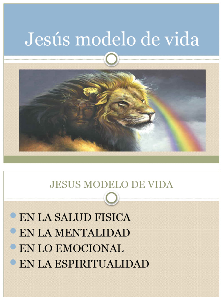 Jesus Modelo de Vida | PDF | Jesús | Creencia religiosa y doctrina