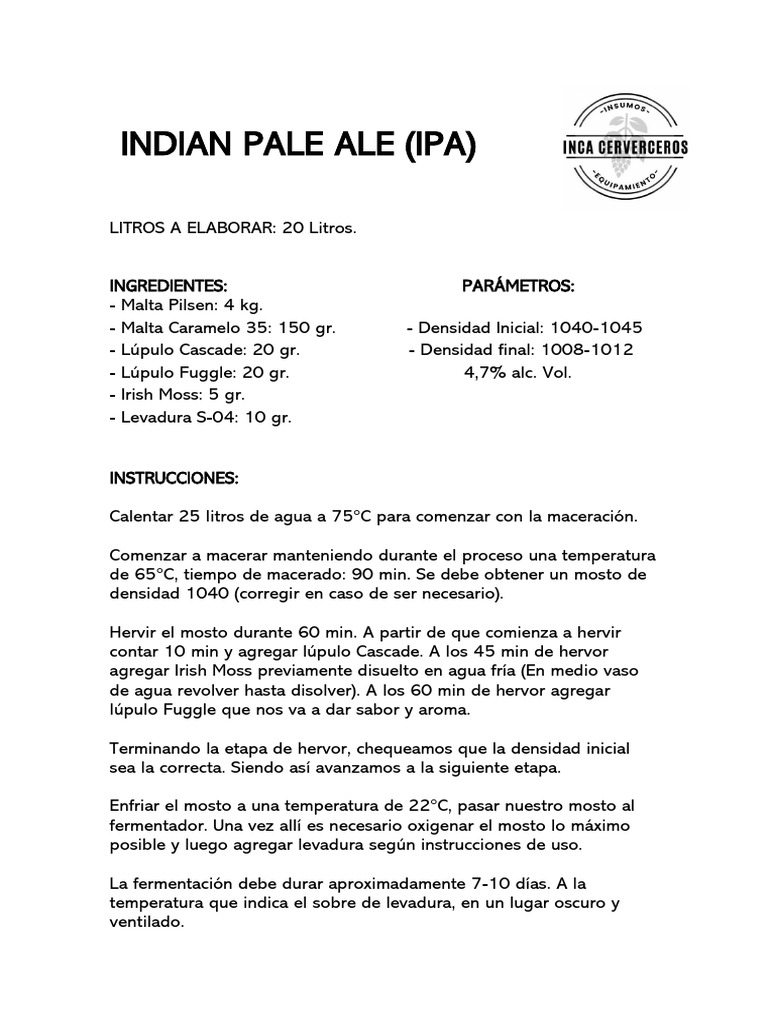 Indian Pale Ale IPA | PDF