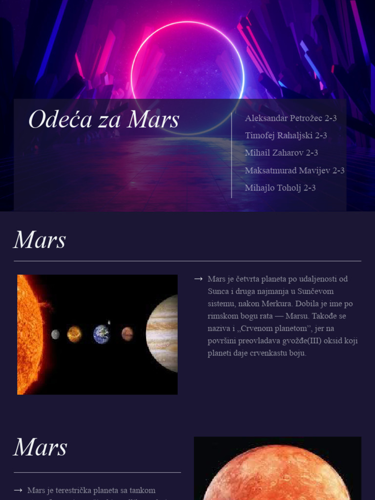 Odeća Za Mars | PDF