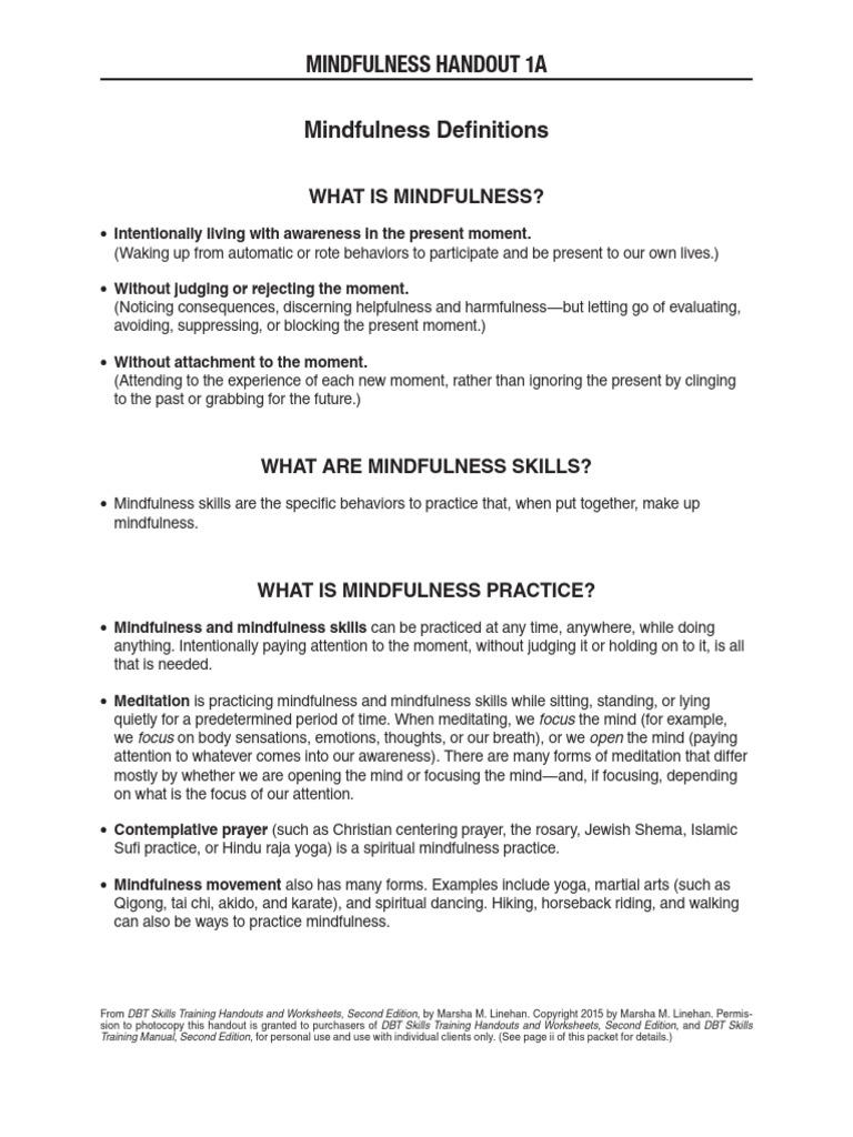 Mindfulness | PDF