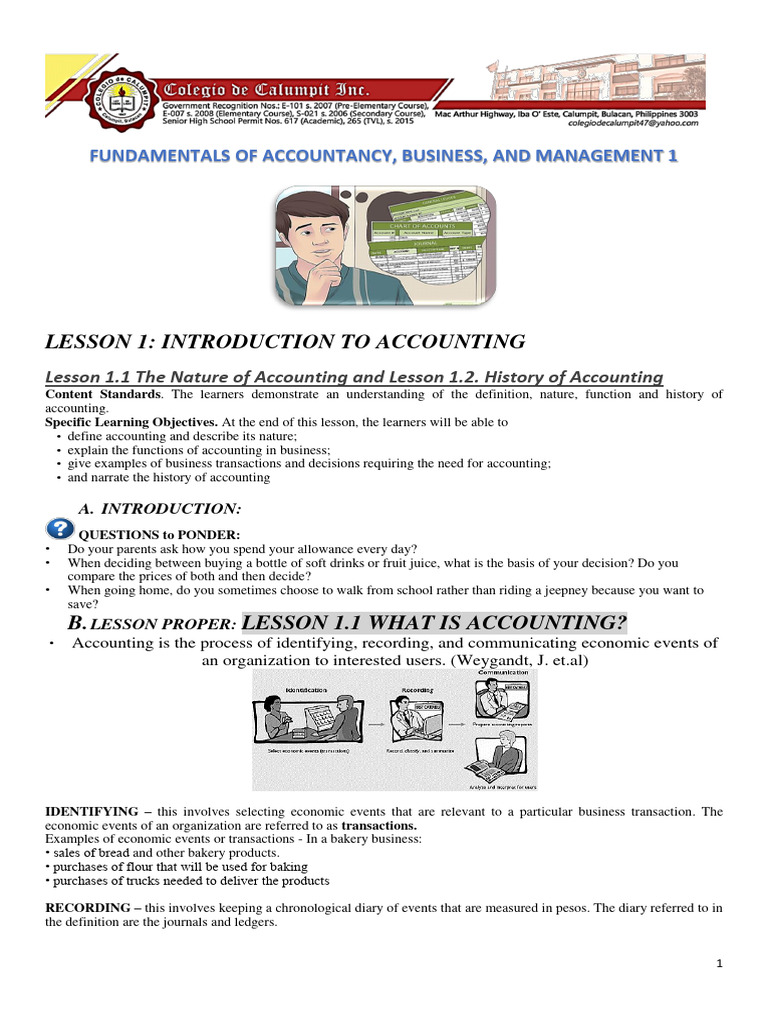 FABM 1 LP SET 1 Gas B | PDF | Accounting | Partnership