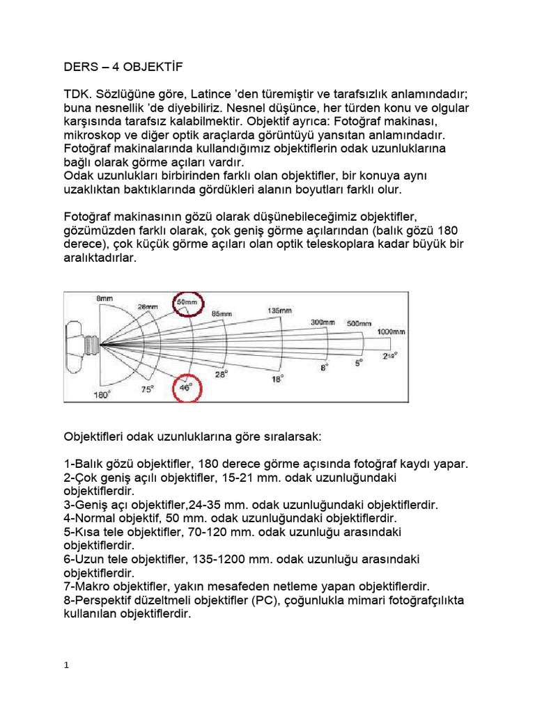 DERS-4 (OBJEKTİF) Docx | PDF