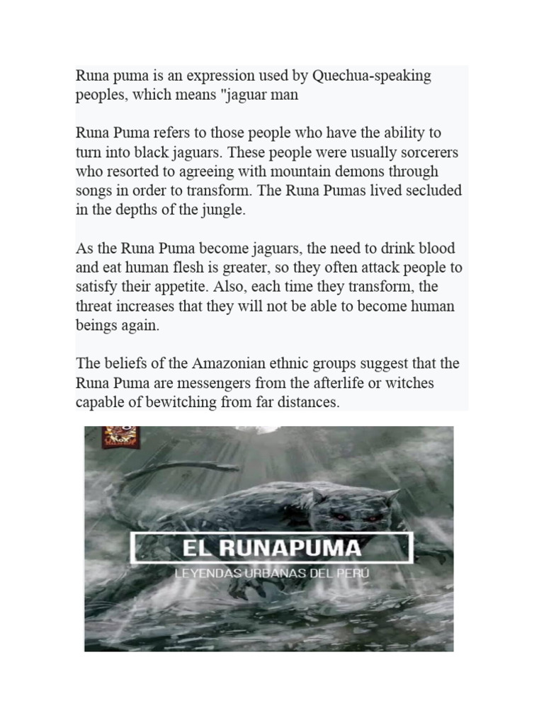 Runa Puma | PDF