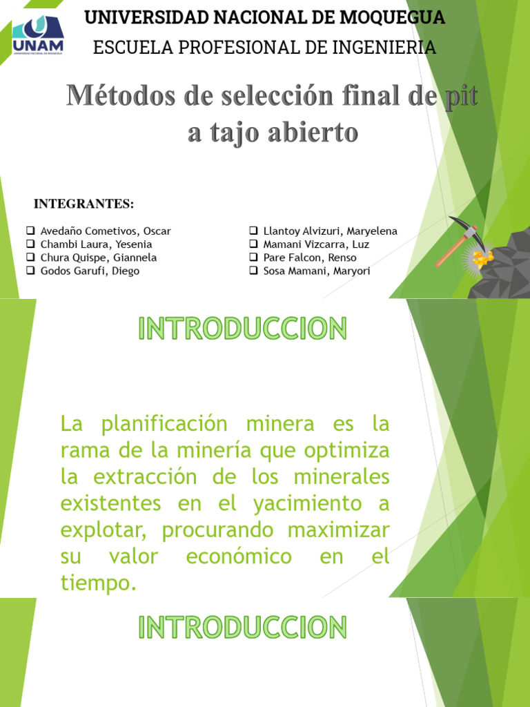 Optimizacion de Pit | PDF | Minería | Optimización Matemática