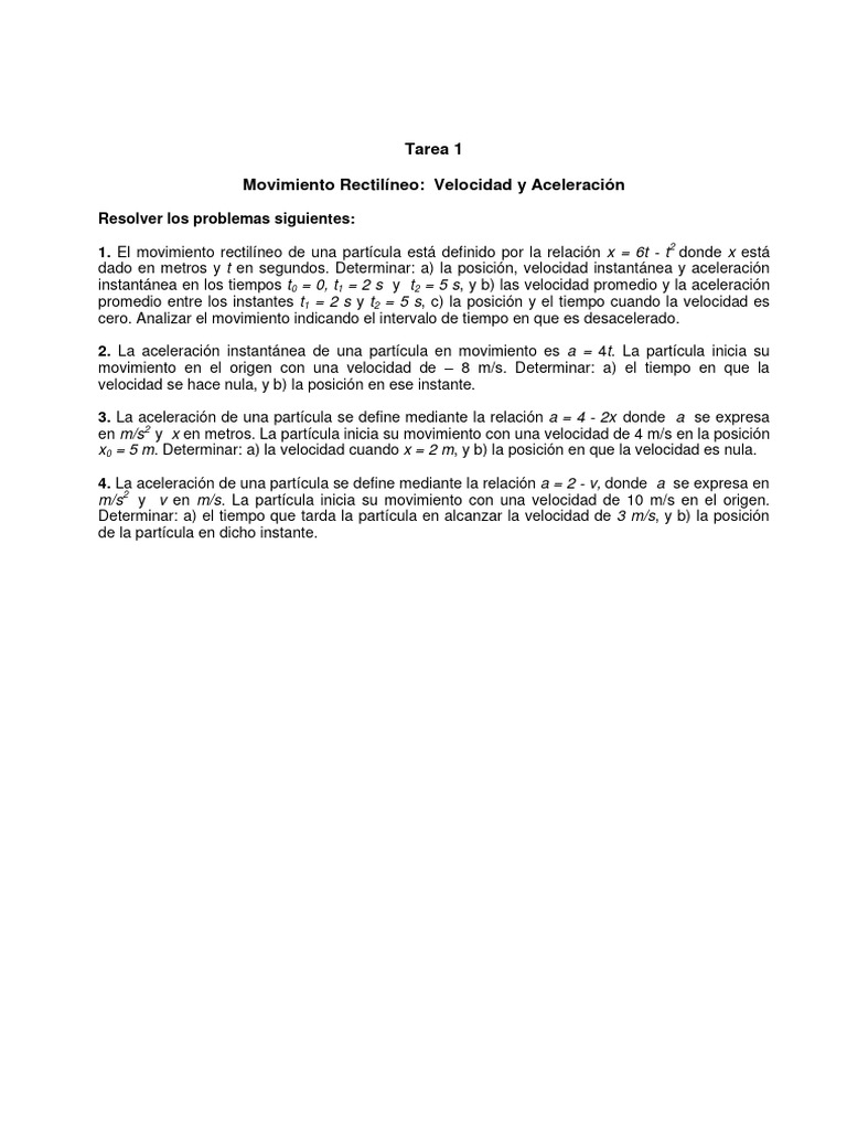 Problemas 1 | PDF