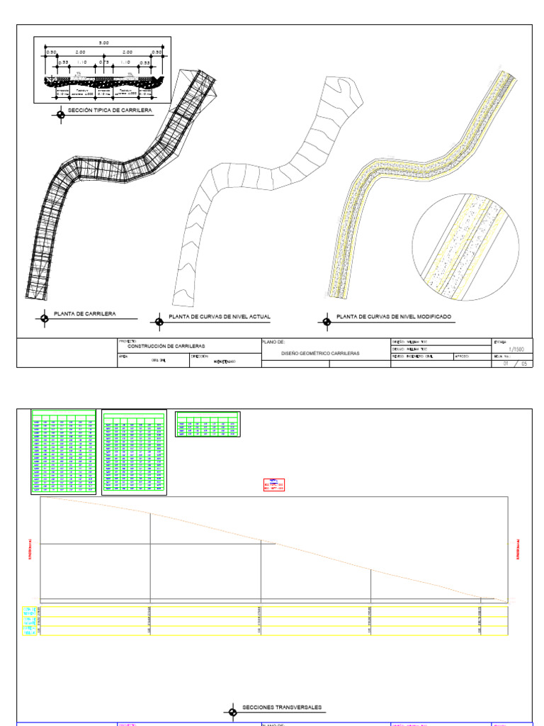 Sección Tipica de Carrilera | PDF