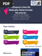 Chapter 5 Influence Lines - Determinate Structures | PDF | Bending | Beam (Structure)