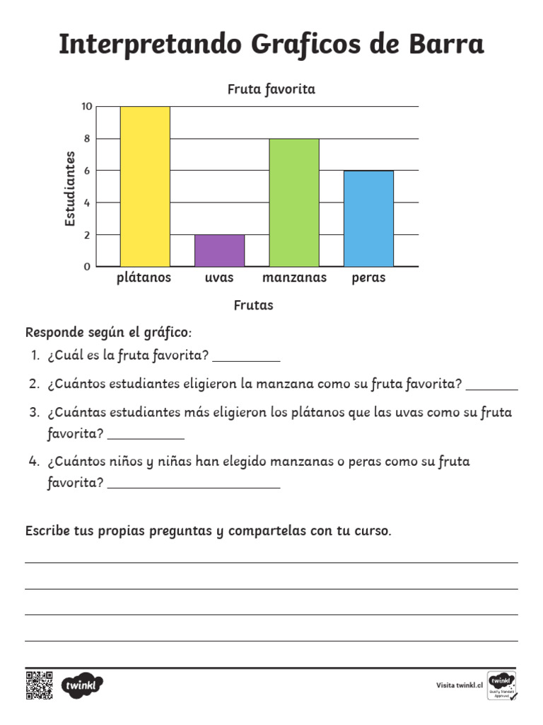 Gráficas de Barras para Niños | PDF | Salud y bienestar