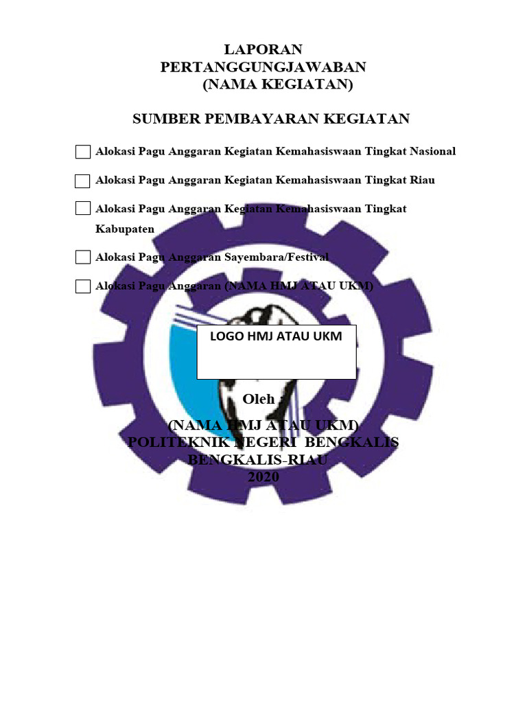 Lkmm-Contoh LPJ Ormawa | PDF