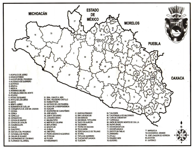 Mapa de Guerrero | PDF