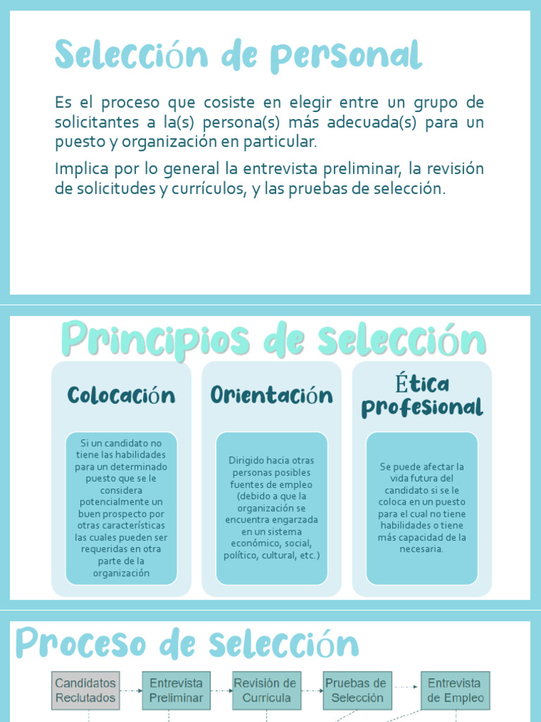 Selección de Personal | PDF | Gestión de recursos humanos