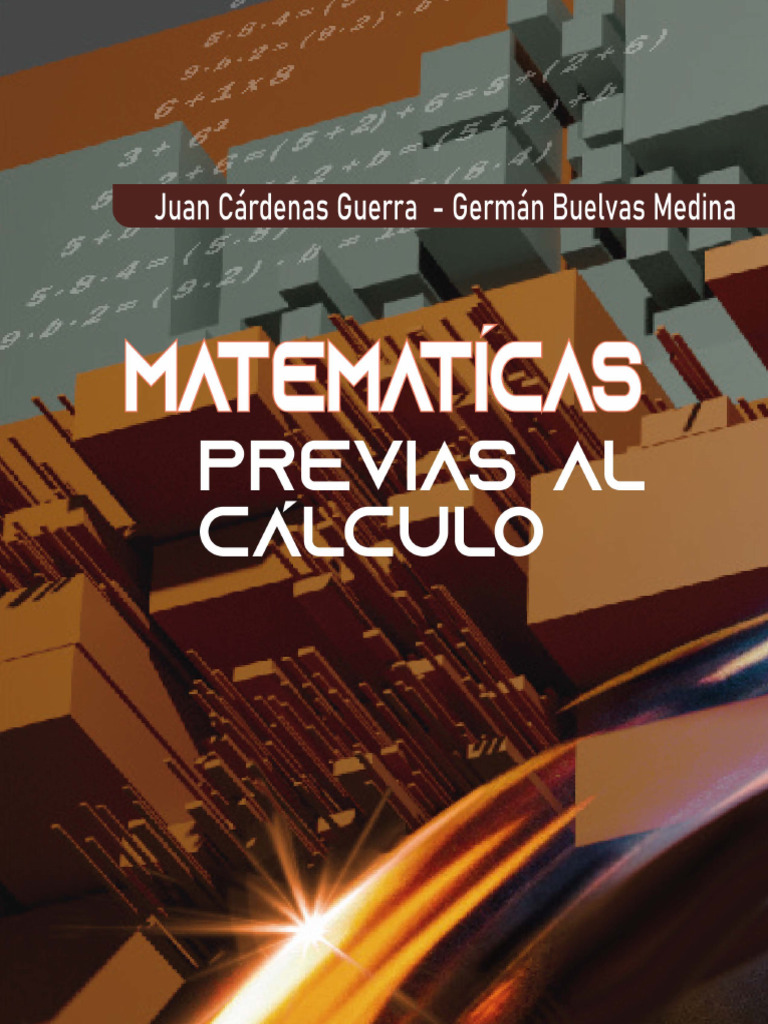 Libro Matemáticas Previas Al Cálculo | PDF | Función (Matemáticas) | Multiplicación