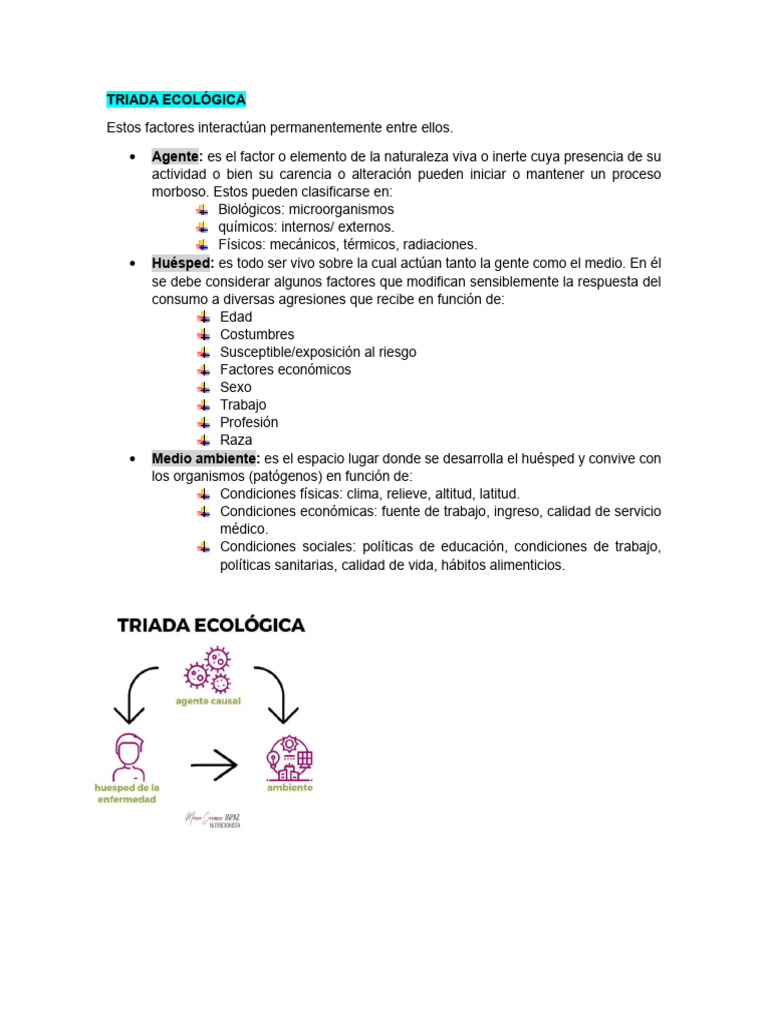 Triada Ecológica | PDF | Relaciones personales, crianza y desarrollo personal | Salud y bienestar