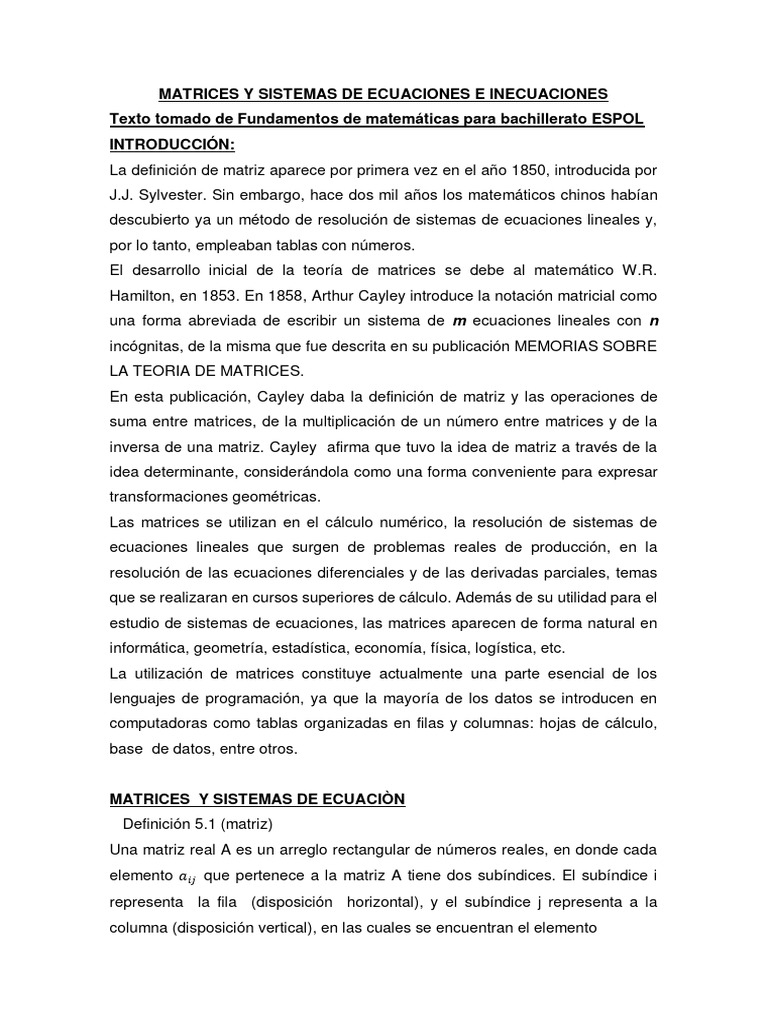 2 Alg Lineal | PDF | Matriz (Matemáticas) | Ecuaciones