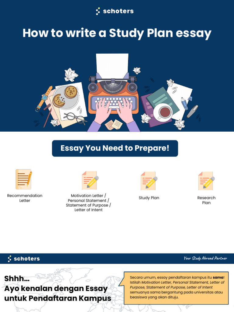 Panduan Menulis Essay Study Plan | PDF | Karier & Perkembangan
