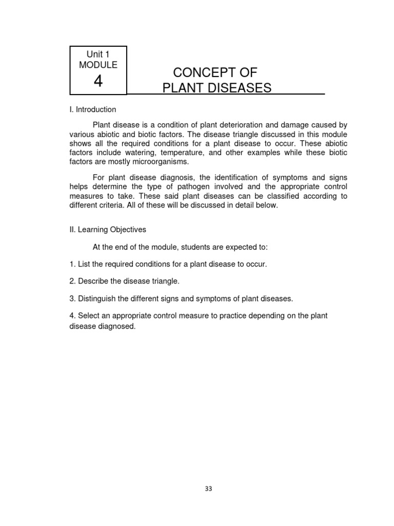 Plant Disease Basics for Students | PDF | Plant Pathology | Pathogen