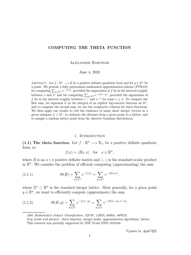 Theta Log | PDF | Eigenvalues And Eigenvectors | Time Complexity