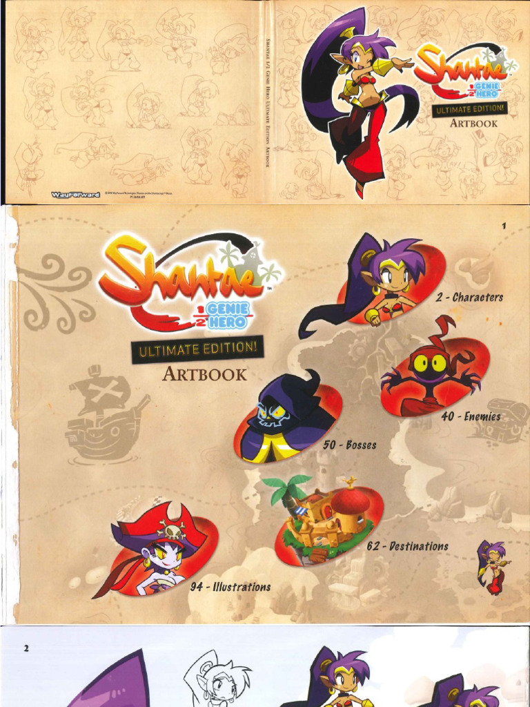 Shantae Half-Genie Hero Ultimate Edition Artbook | PDF