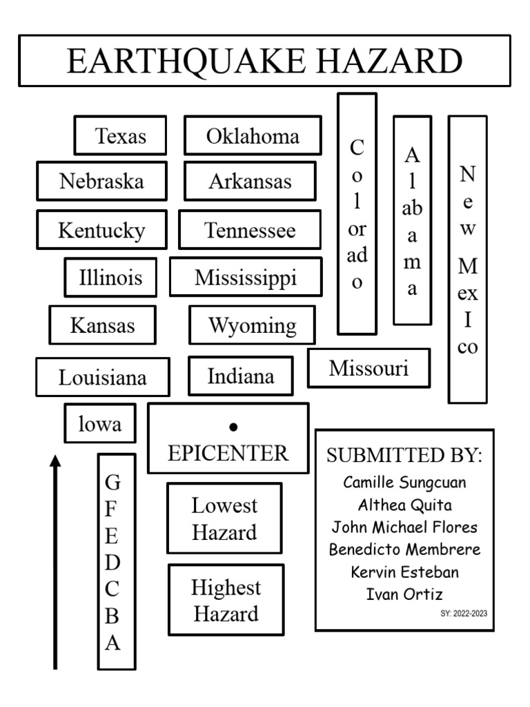 Earthquake Hazard Map | PDF