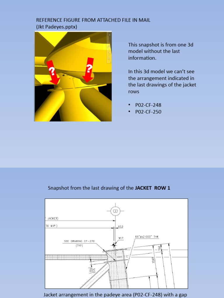 Jacket Padeye Arrangement Reference | PDF | Technology & Engineering
