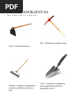 Mga Kagamitan Sa Pagtatanim at Paghahalaman | PDF