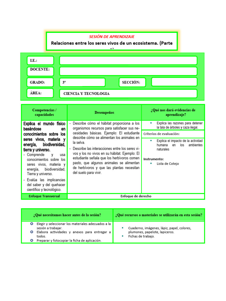 Cadenas Alimenticias y Ecosistemas | PDF | Deforestación | Red alimentaria