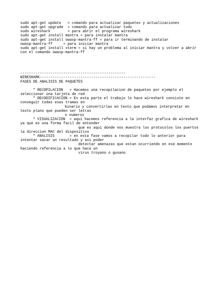 Comandos KALI LINUX | PDF
