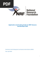 NRF Master's and Doctoral Funding Guide 2025 | PDF | Academic Degree ...