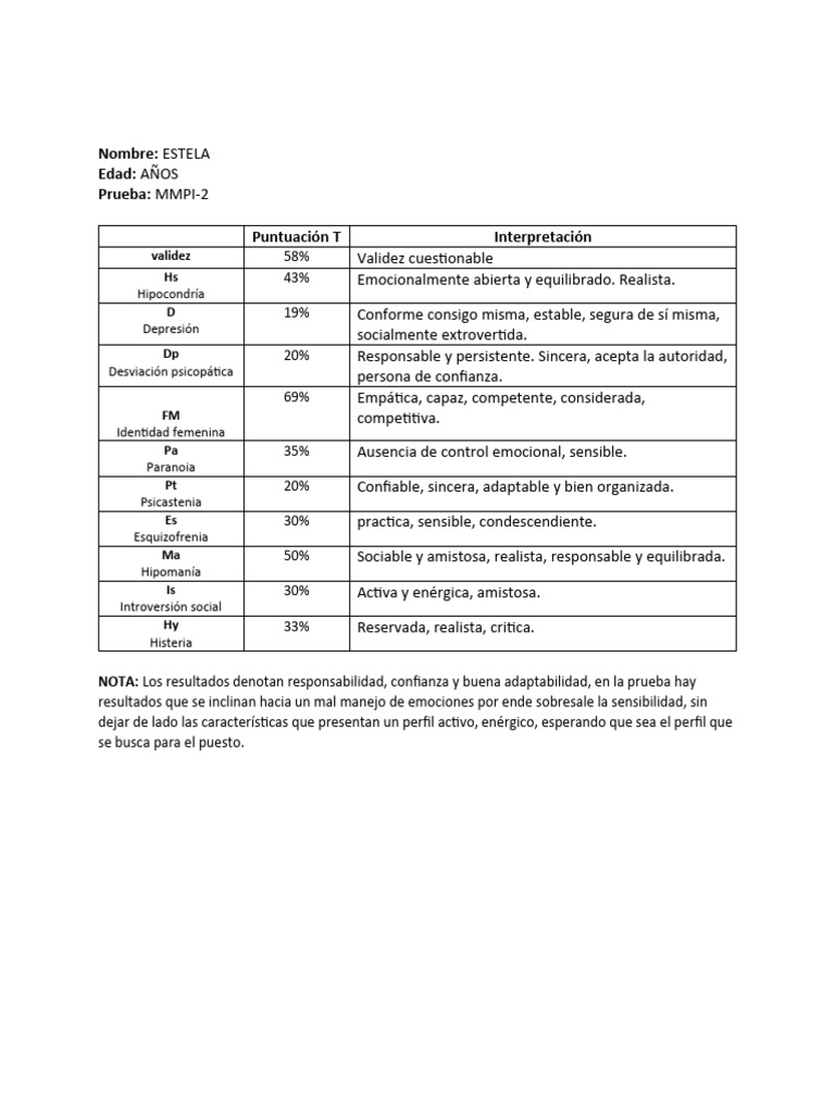 Estela Interpretacion | PDF
